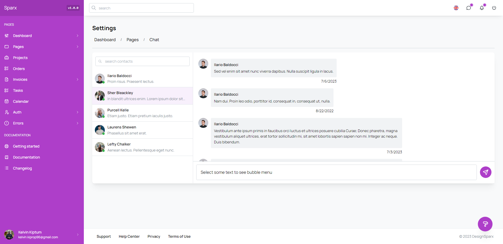 DesignSparx | Website UI Kit